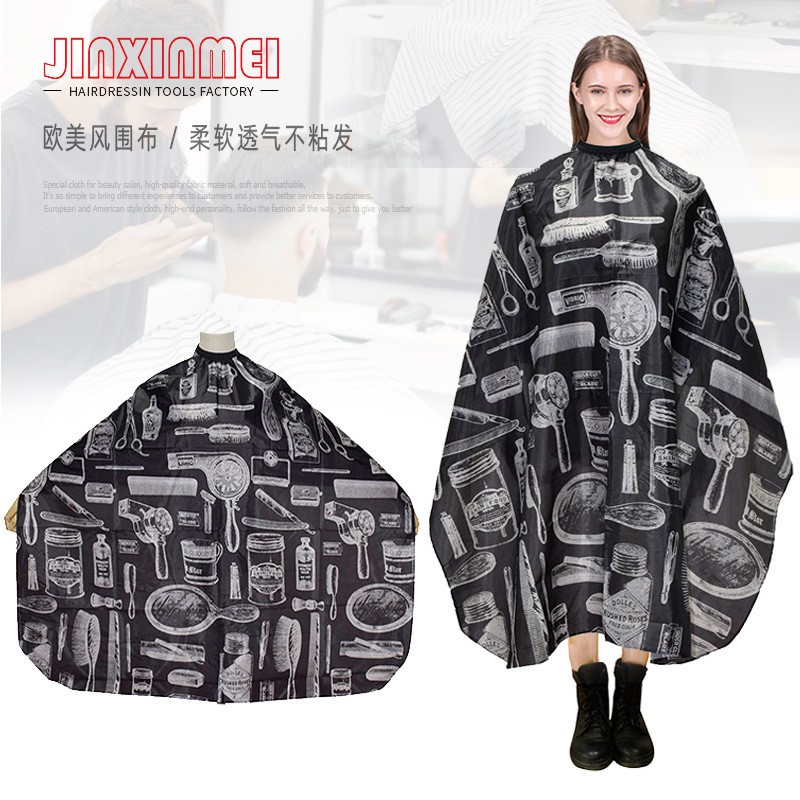 Various styles of salon hairdressing cloth guest cloaks adults and ...