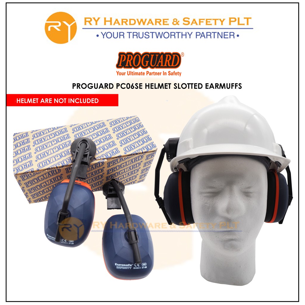PROGUARD PC06SE HELMET SLOTTED EARMUFFS | ALAT PERLINDUNG TELINGA ...