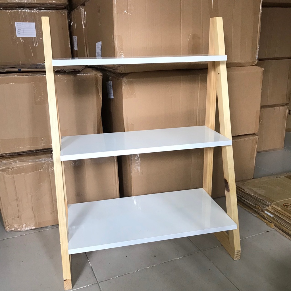 [Real Photo] 3-Storey Wooden Foot Shelf Without Scratching 62CM Wide ...