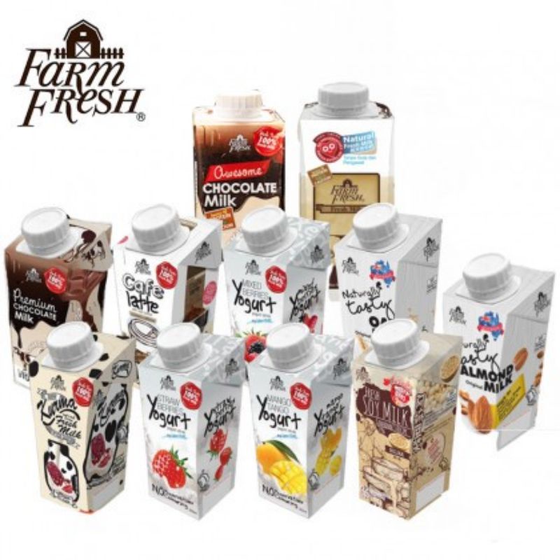 Farm Fresh UHT Milk 200ml Assorted Single Pack | Shopee Malaysia