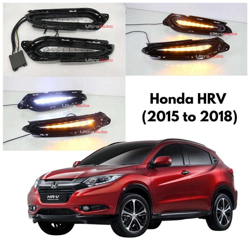 Honda HRV HR-V H-RV DRL daylight Foglamp Cover Daytime Running Light ...