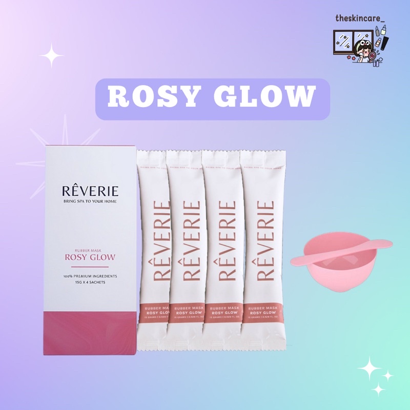 SALE REVERIE TOUCH RUBBER MASK - GREEN TEA & ROSY GLOW | Shopee Malaysia