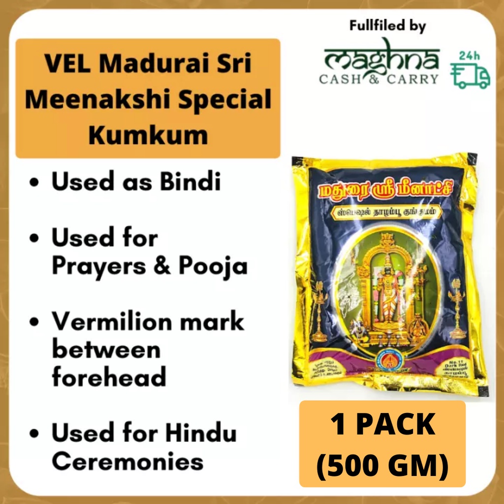 Vel Madurai Sri Meenakshi Special Thazhampoo Kumkum Powder - 1 Pack ...