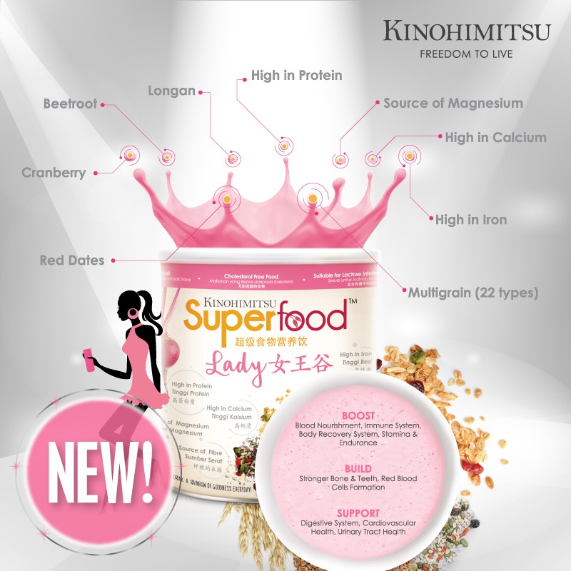 Kinohimitsu Superfood Lady (1kg) | Shopee Malaysia