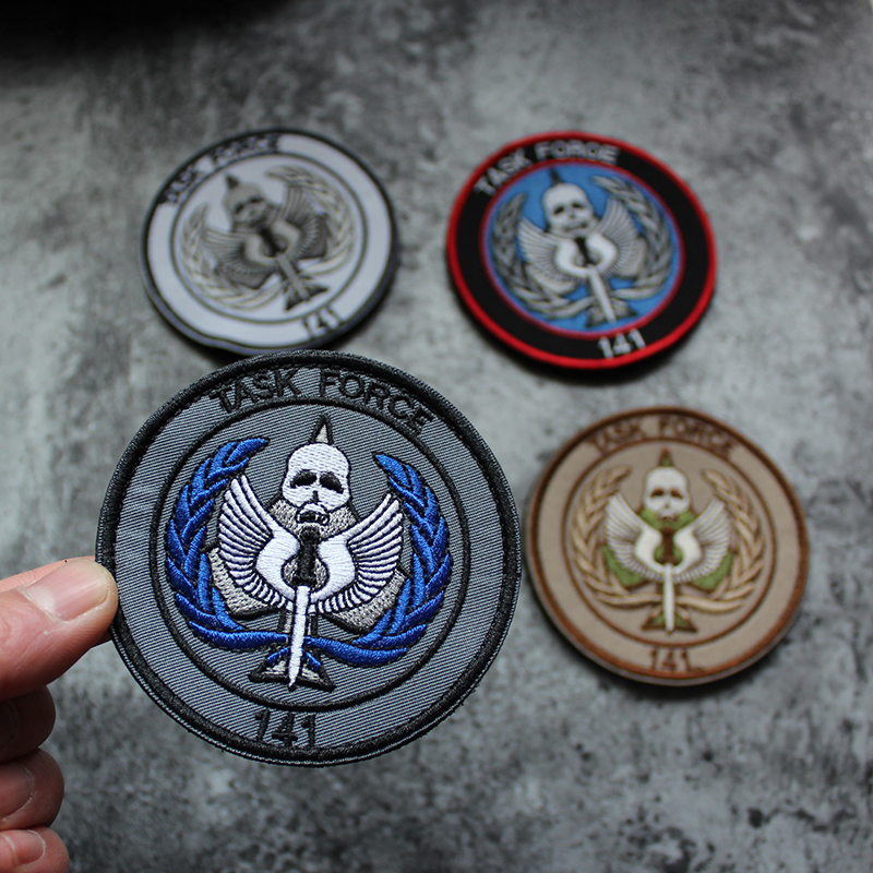 Customized spot tactk TF 141 task force cod call of duty morale badge ...