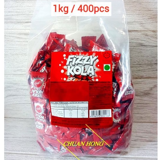 Fizzy Kola Cola Candy 300pcs+- / Bag | Shopee Malaysia