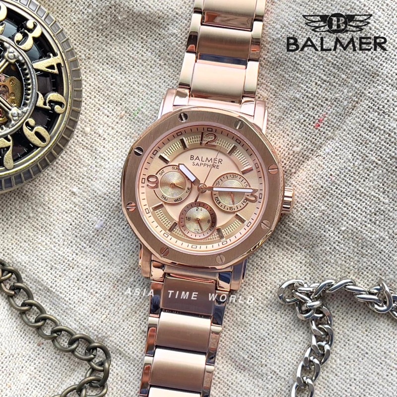 【现货】宾马 BALMER 5108M Multifunction Sapphire Women Watch with Stainless ...