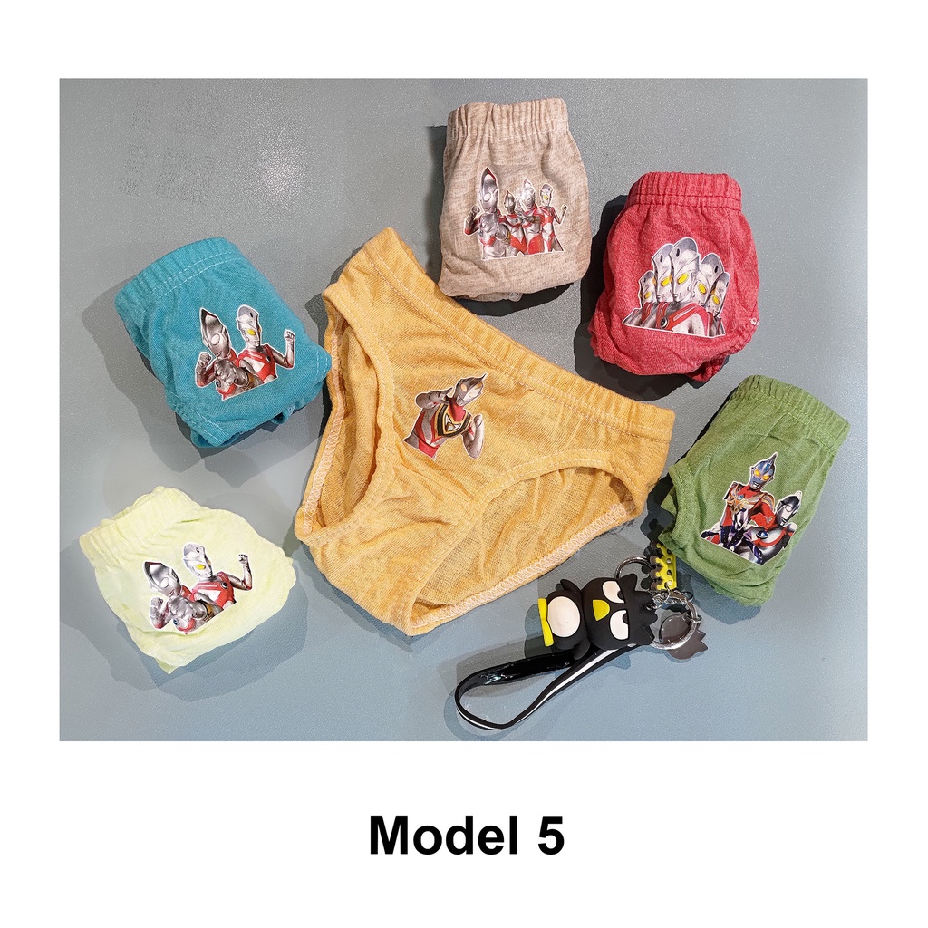 6pcs Set 6 IN 1 Kid Children Cartoon Boy Comfortable Briefs Underwear ...