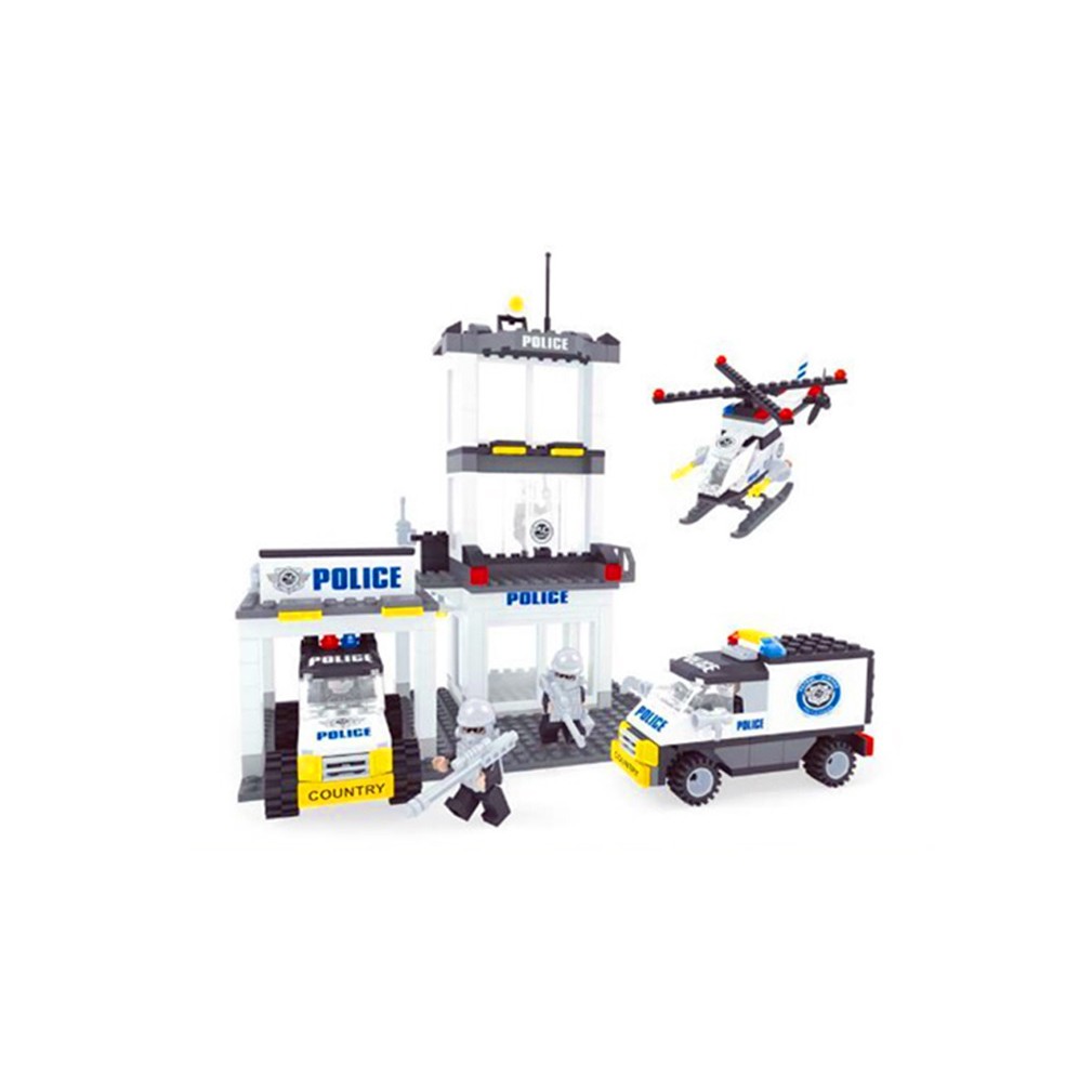 Police Station Set Building Blocks (Design B) | Shopee Malaysia