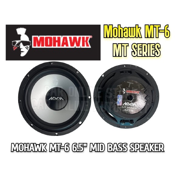 100% ORIGINAL MOHAWK Mid Bass Speaker MT-6 6.5"MT SERIES Suitable for ...