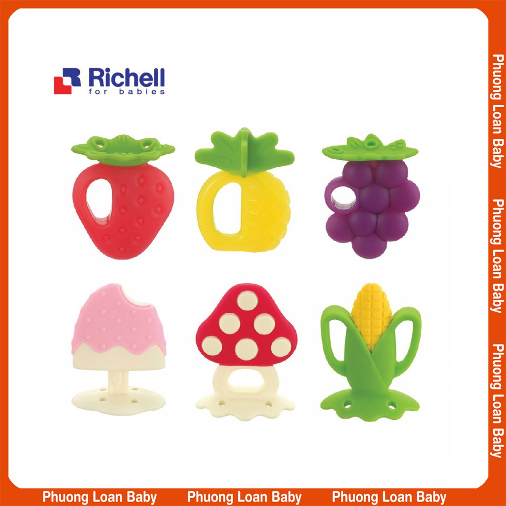 Richell Silicon gums in many shapes | Shopee Malaysia
