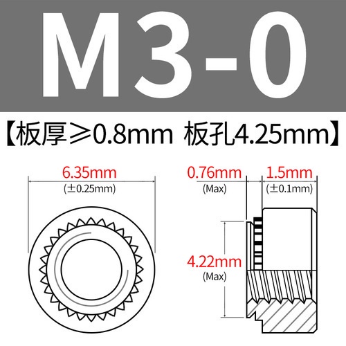 [Large Quantity Can Be Optimized] 304 Stainless Steel Press Rivet Nut Standard Parts Sheet Metal ...
