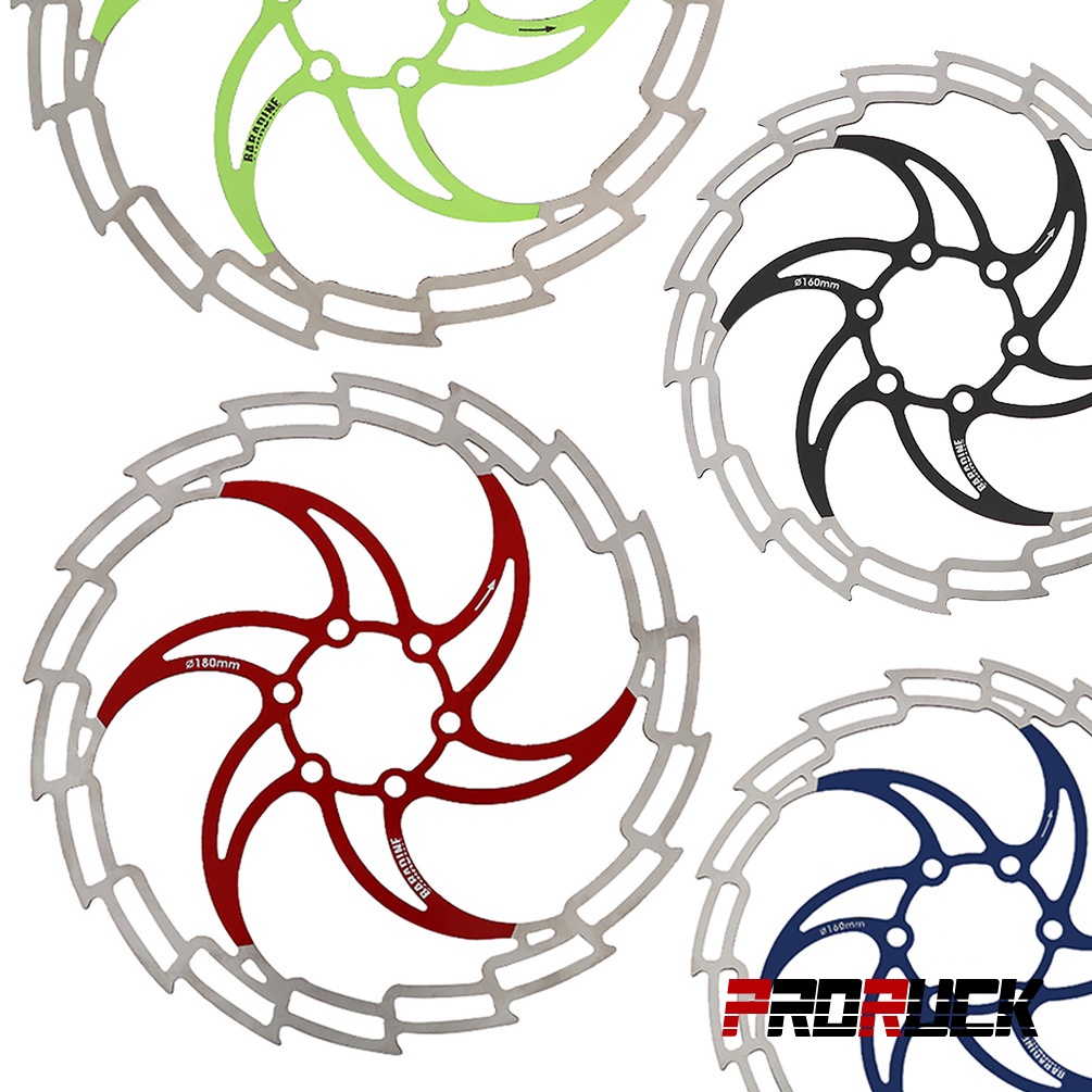 Bicycle Disc Brake Rotor MTB 160mm 180mm Mountain Bike Colourful Brake ...