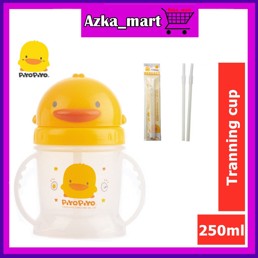 Piyo Piyo Training Cup with Sliding Lid 250ml | Shopee Malaysia
