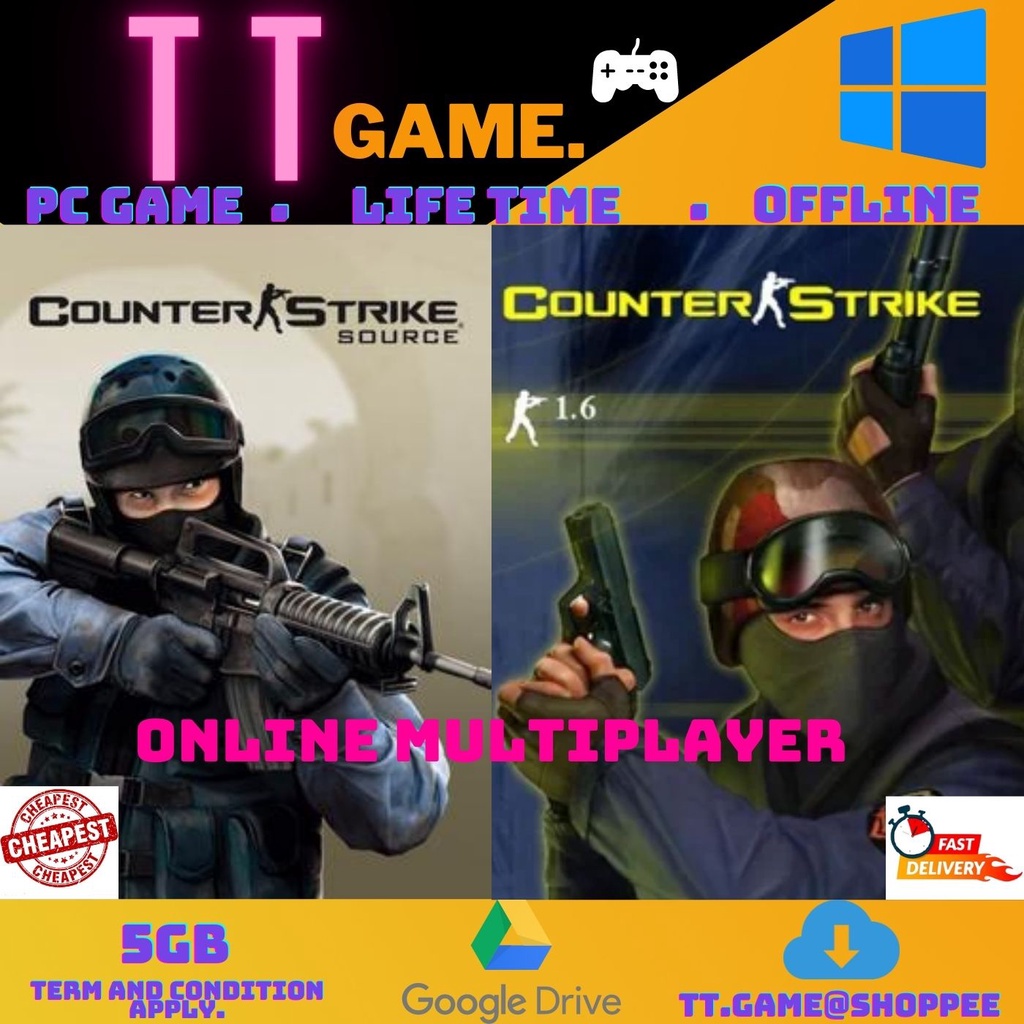 Counter-Strike : (Source) (1.6) (PC) (FAST DOWNLOAD) (OFFLINE) (ALL-DLC ...