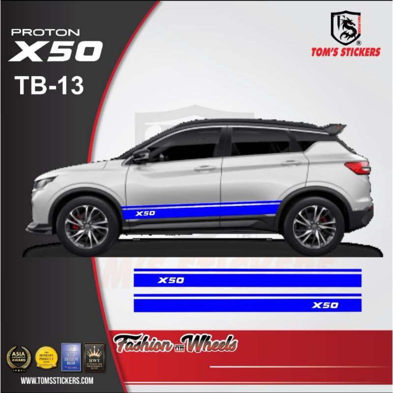 Proton X50 body stivker set | Shopee Malaysia
