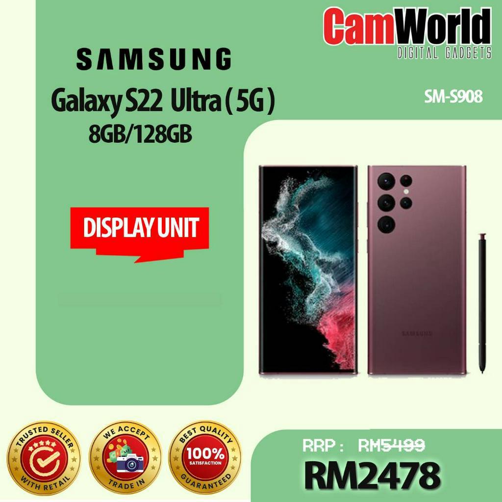 Samsung Galaxy S22 ULTRA ( SM-S908 ) ( 8GB + 128GB ) DISPLAY UNIT ...