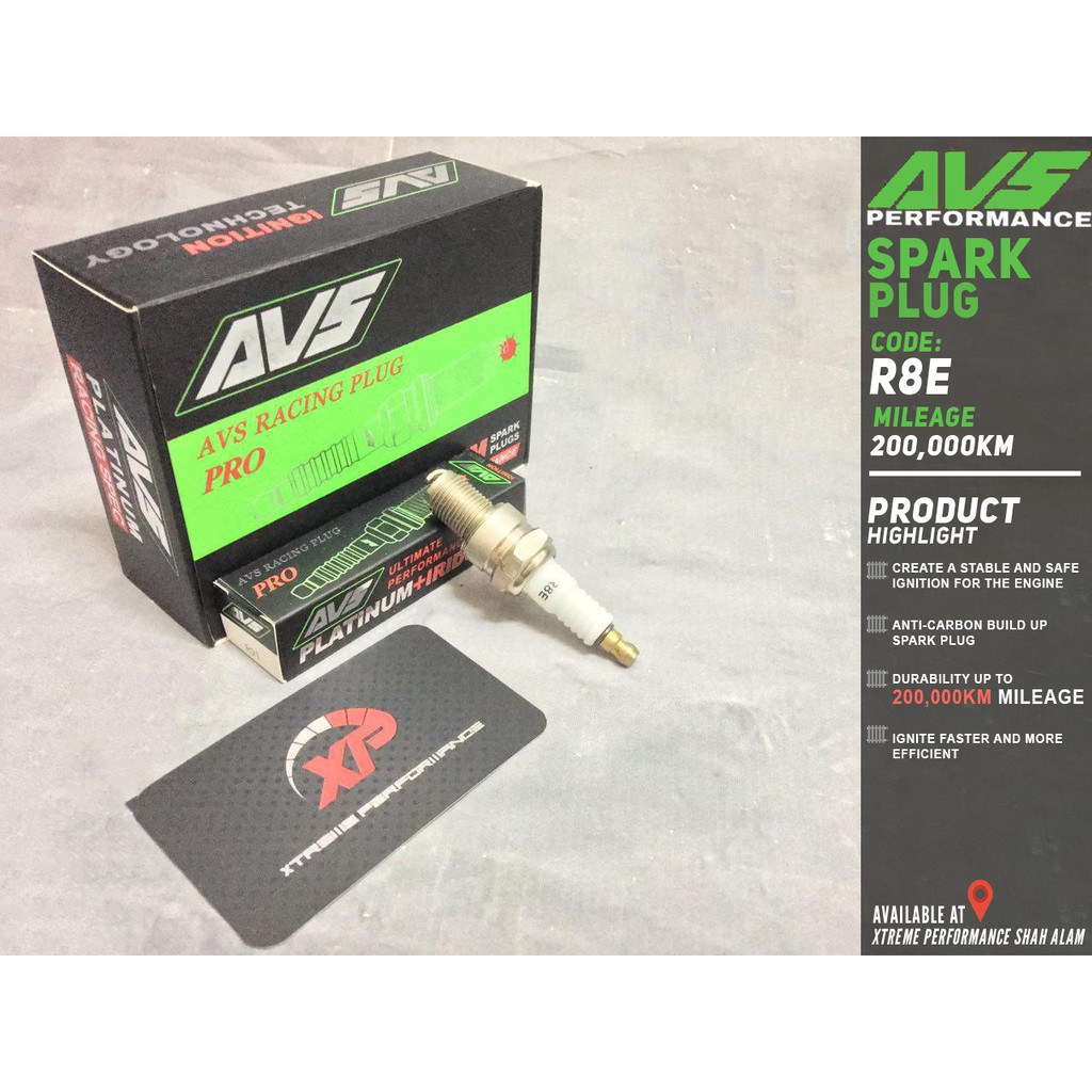 SPARK PLUG AVS PERFORMANCE R9E EVO WIRA SATRIA CARBURETOR MATERIAL ...