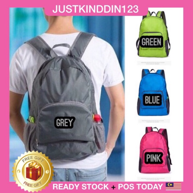 READY STOCK JUSTKIDDIN Korea MultiFunction Waterproof Foldable Beg ...