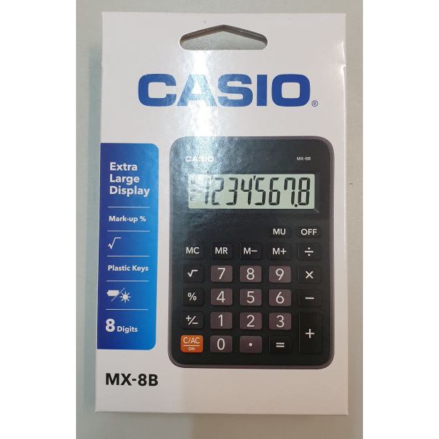 Casio MX-8B 8 Digits Calculator (100% Original) | Shopee Malaysia