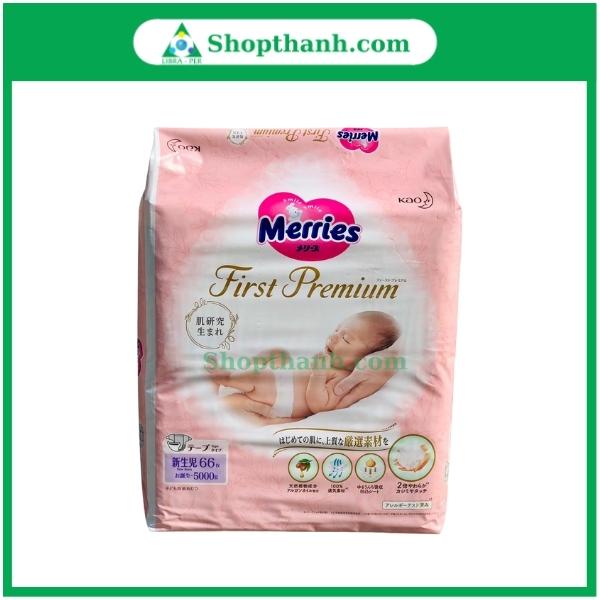 Diapers - Diapers Merries First Premium Size NB68, S62 Stickers, M48 ...