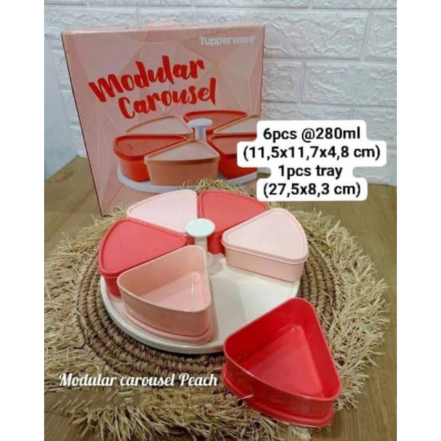 Modular carousel set tupperware | Shopee Malaysia