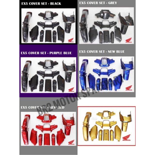 HONDA EX5 DREAM BODY COVER SET COMPLETE SET BODYSET COVERSET ( BLACK / WHITE / SILVER / RED ...