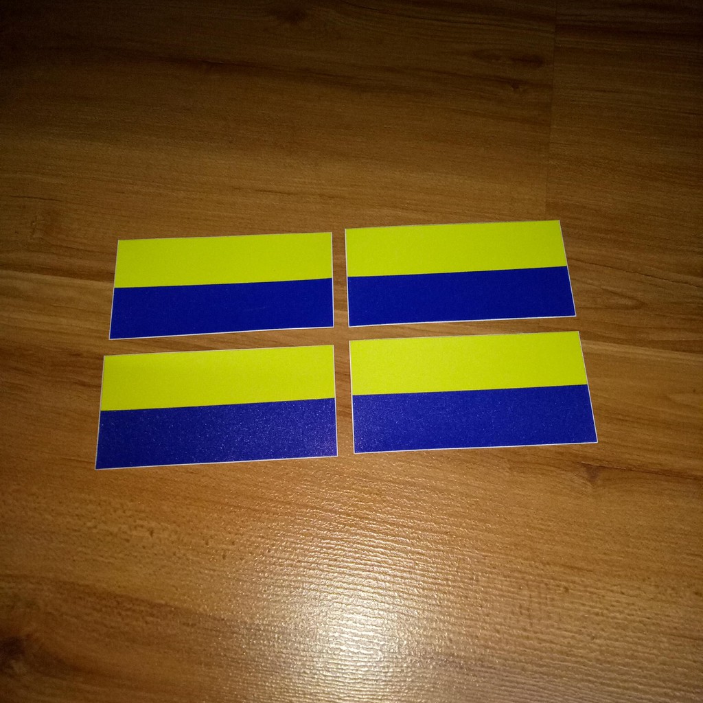 Negeri Perlis Malaysian State flag sticker inkjet print | Shopee Malaysia