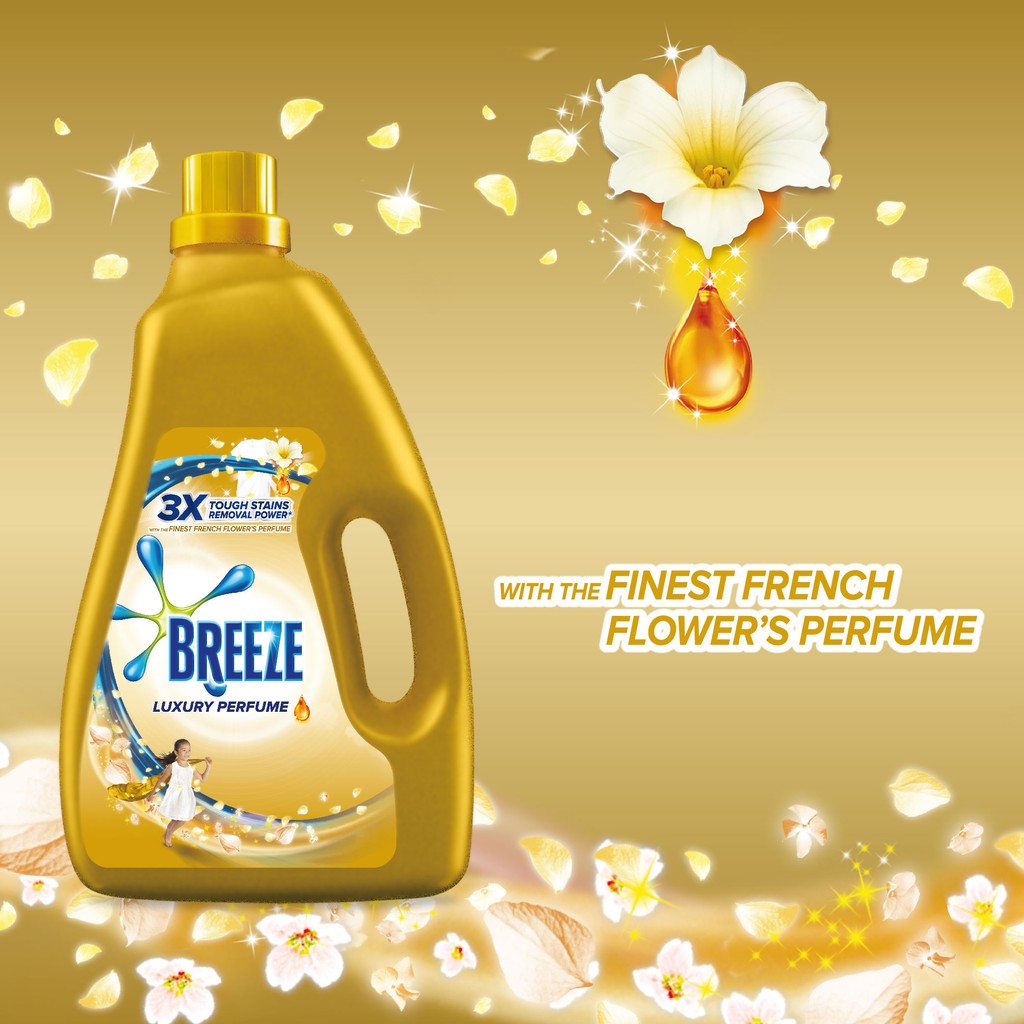 Sabun pencuci Breeze Detergent Liquid Luxury Perfume (3.6kg) | Shopee ...