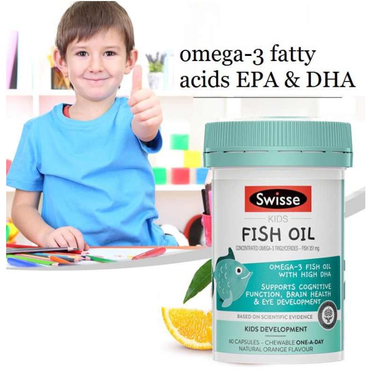 Swisse Kids Fish Oil 60 Capules | Shopee Malaysia