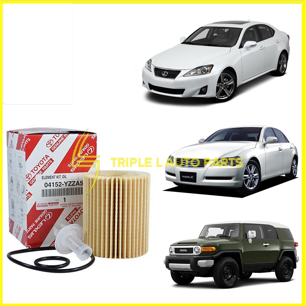 TOYOTA OIL FILTER MARK X FJ CRUISER LEXUS IS250 IS350 GENUINE PARTS (04152-YZZA5) 3PL | Shopee ...