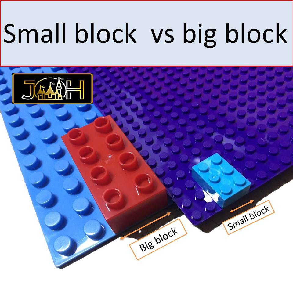 32x32 dots and 16x16 dots Plastic Blocks Base Plates Figures Compatible ...