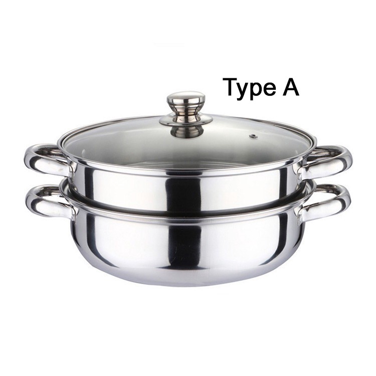 Multilayer Pot Set Stainless Steel Steamer Pot Steamboat Hotpot Cooker ...