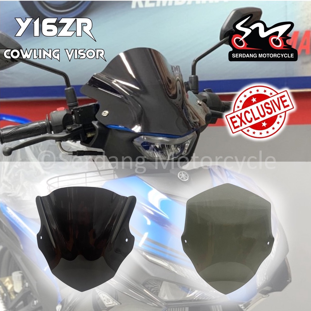Yamaha Y16ZR Cowling Visor Windshield Windscreen Y16 Cap Cover Kepala ...