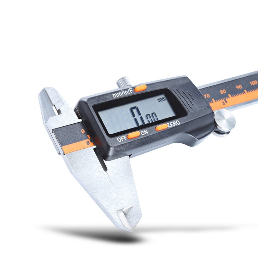 Stainless steel digital vernier caliper with fraction display digital ...