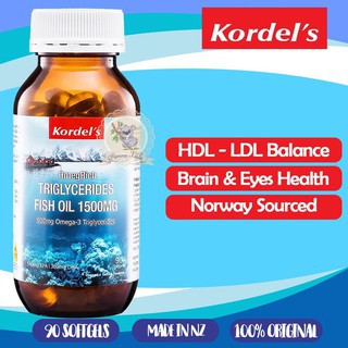 Kordel'S Omega Rich Triglyceride Fish Oil 1500mg 90'S | Shopee Malaysia