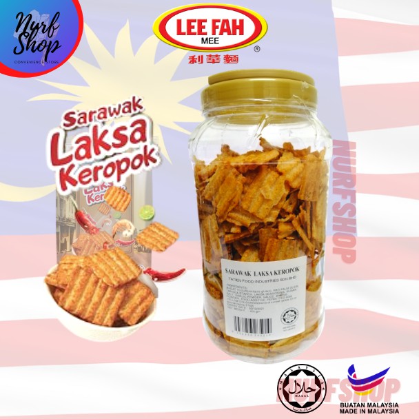 KEROPOK LAKSA SARAWAK LEE FAH MEE [Balang] 400gm | Shopee Malaysia