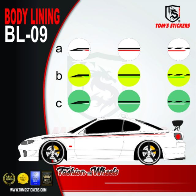 💥Nissan Body Lining Stickers💥 | Shopee Malaysia
