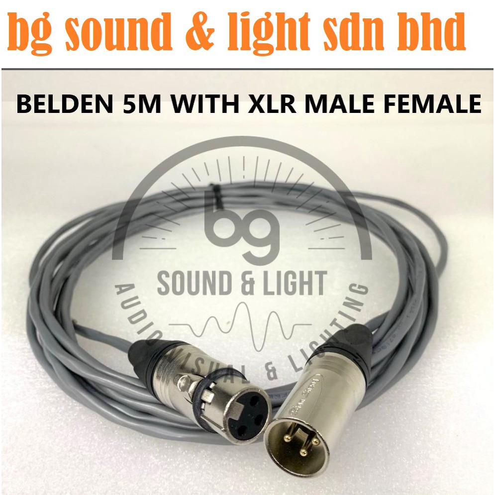 belden 3meter/4metr/5meter/6meter xlr male to xlr female signal cable ...