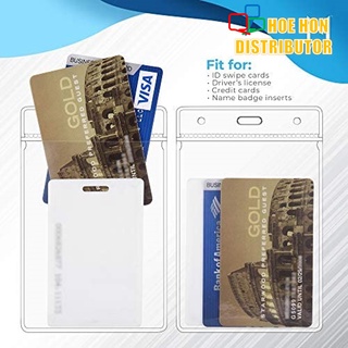 Multipurpose ID Holder PVC Card Name Batch Badge Tag Identity Security ...