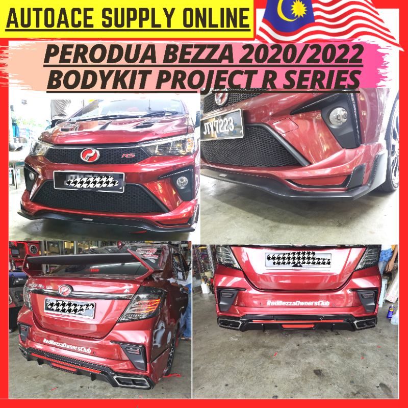 🔥Perodua Bezza 2020-2023 Bodykit Project R Series With Paint Body ...