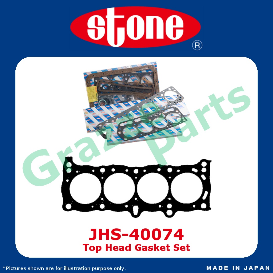 Stone 100% Made In Japan Top Head Gasket Set JHS-40074 Honda Accord SE3 ...