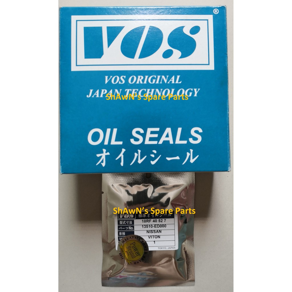 Crankshaft Oil Seal Nissan Sentra B13 B14 N16 Latio Livina Almera NV200 ...