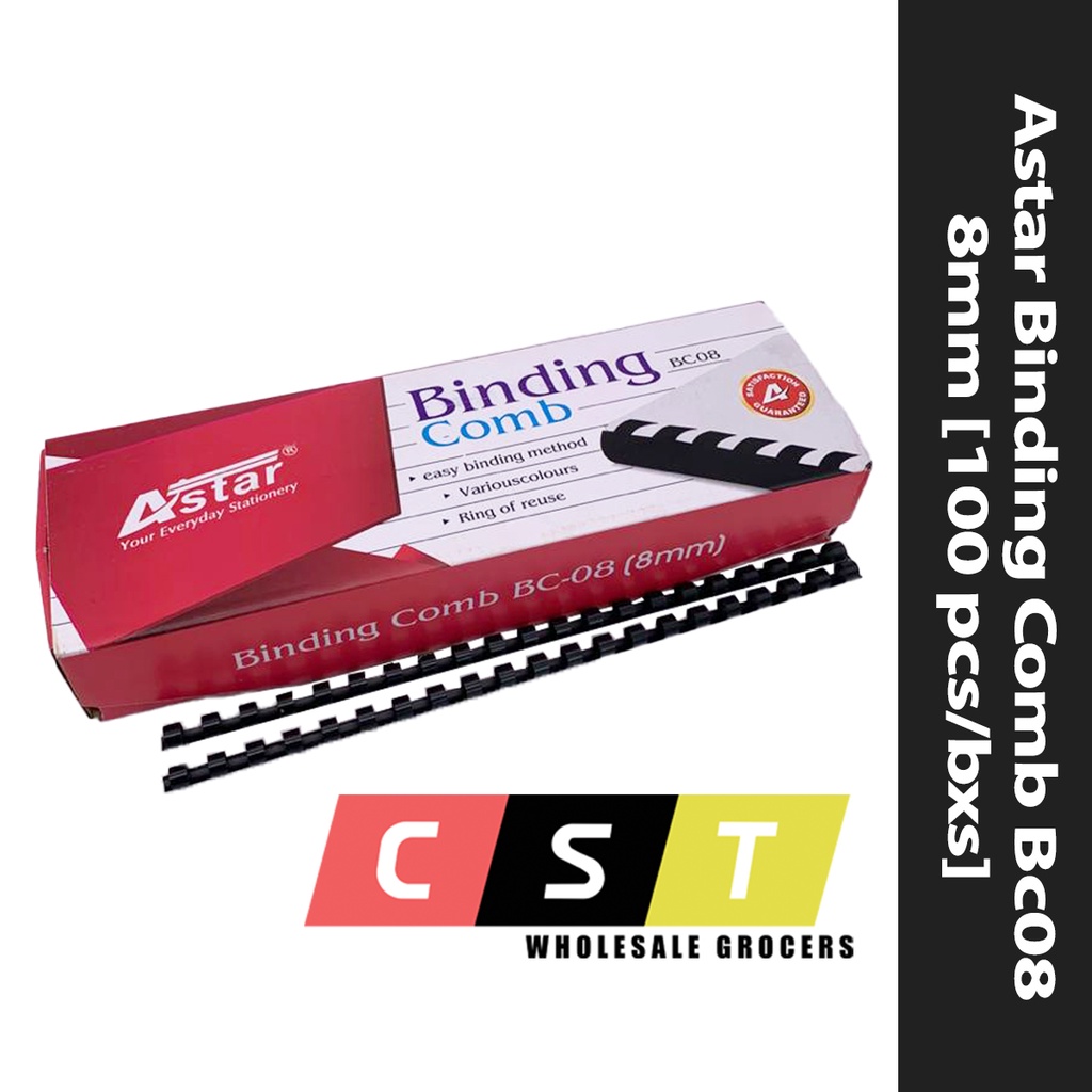Astar Binding Comb Rings [8mm] [100 pcs/Box] | Shopee Malaysia