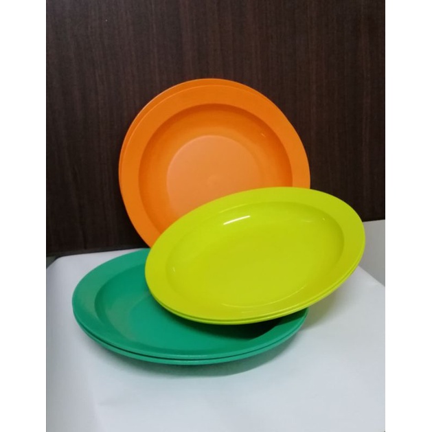 Tupperware Large Deep Plates (6) | Shopee Malaysia
