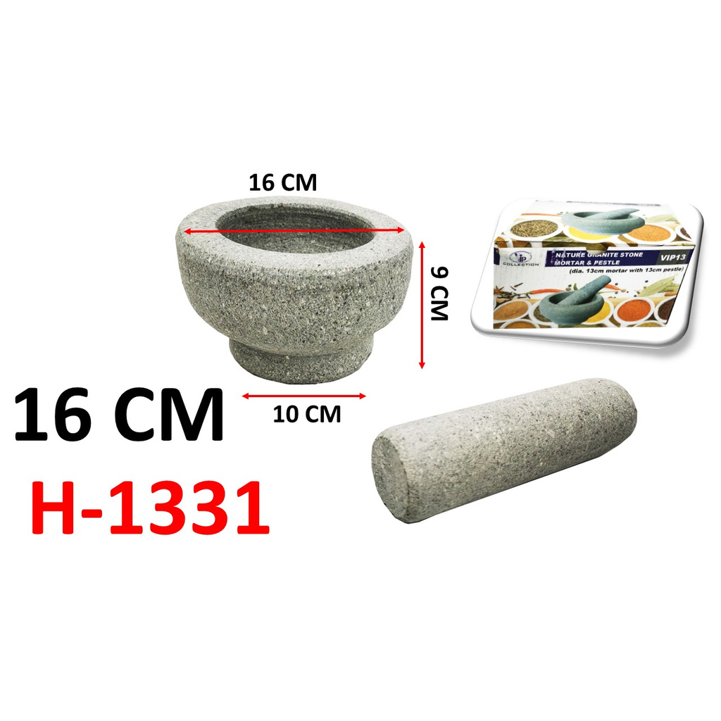 13CM/14.5CM/16CM/17.5CM/19CM RAYACO LESUNG BATU / KITCHEN STONE MORTAR ...