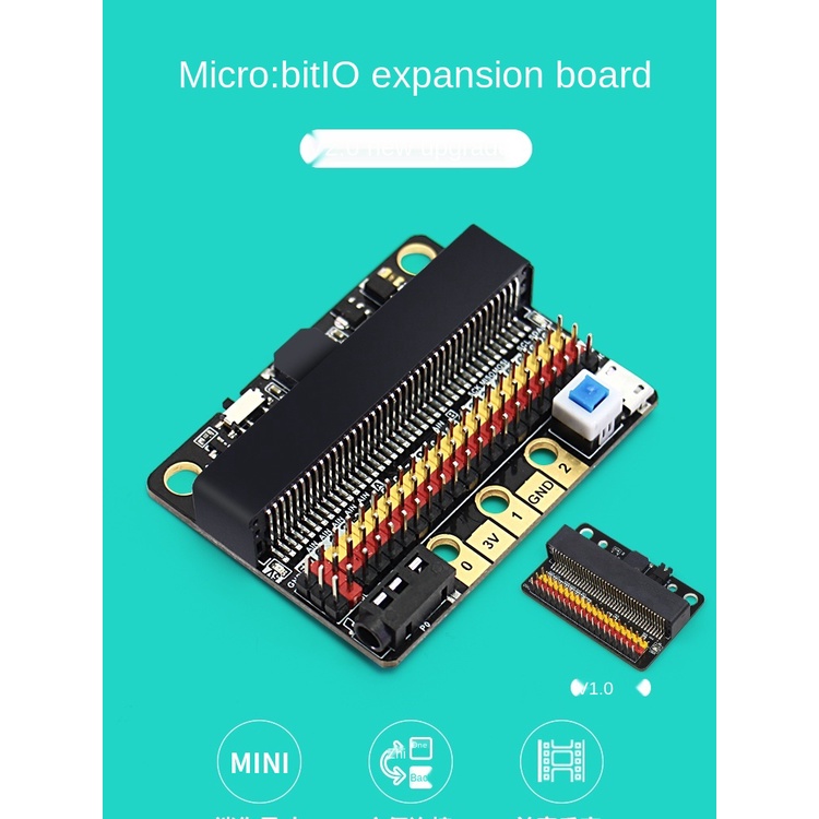micro:bit expansion board IOBIT V2.0 microbit Breakout adapter board ...