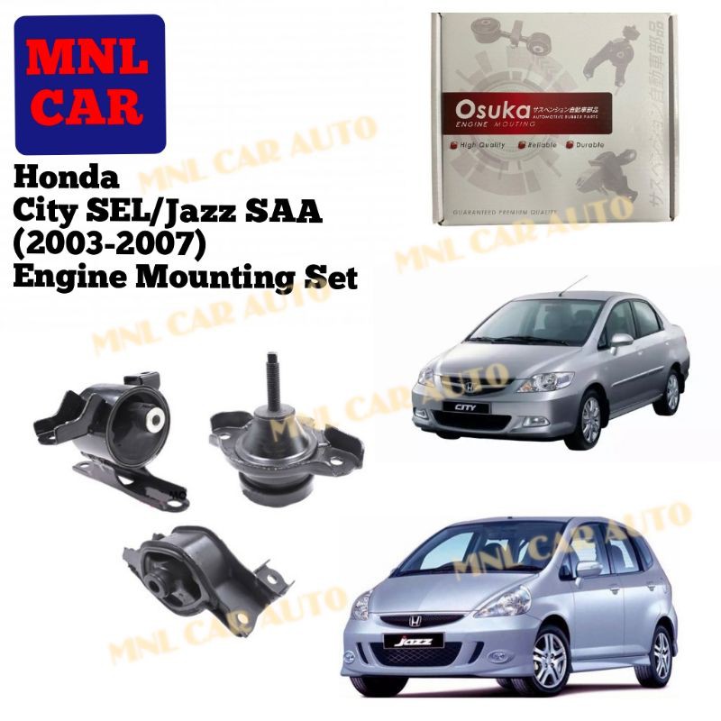 (1 years warranty) Honda City SEL,Jazz SAA Engine Mounting Set | Shopee Malaysia