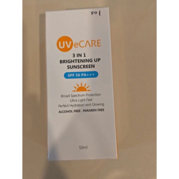 UV eCare 3 in 1 Brightening Up Sunscreen SPF50 PA++ | Shopee Malaysia