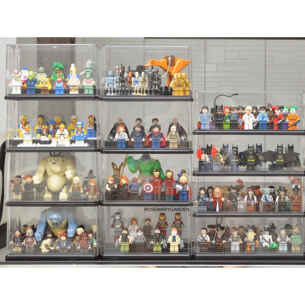 Japan Stackable Collection Box Stair Type Figure Display Case Daiso Toy ...